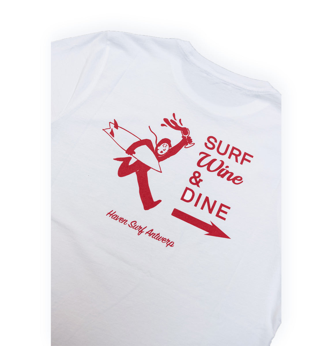 Haven Surf - Surf, Wine & Dine tee - White (Portugal edition)