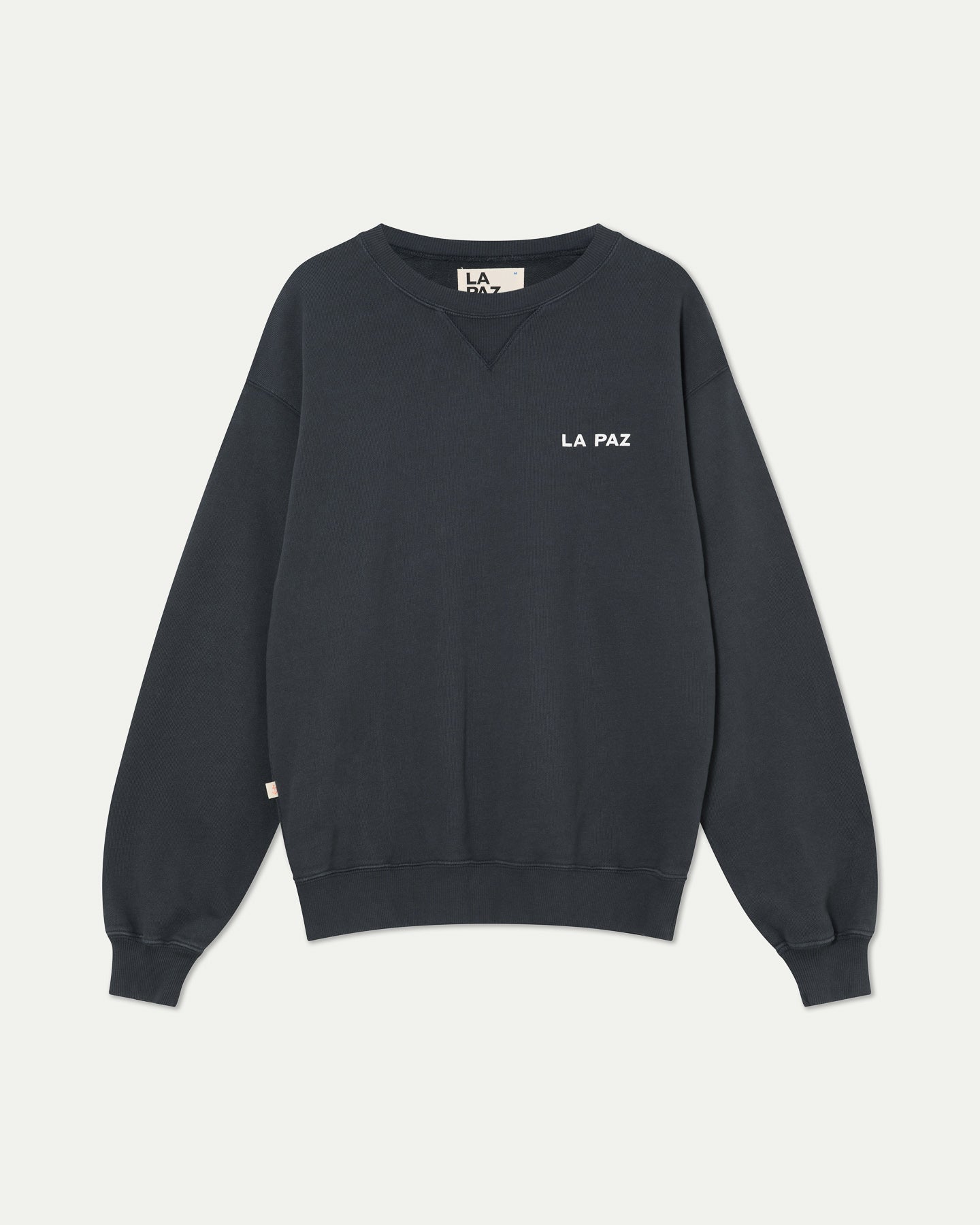 La Paz - Xavier Print Sweat - Dark Navy/Off-White Triangle – Haven Surf