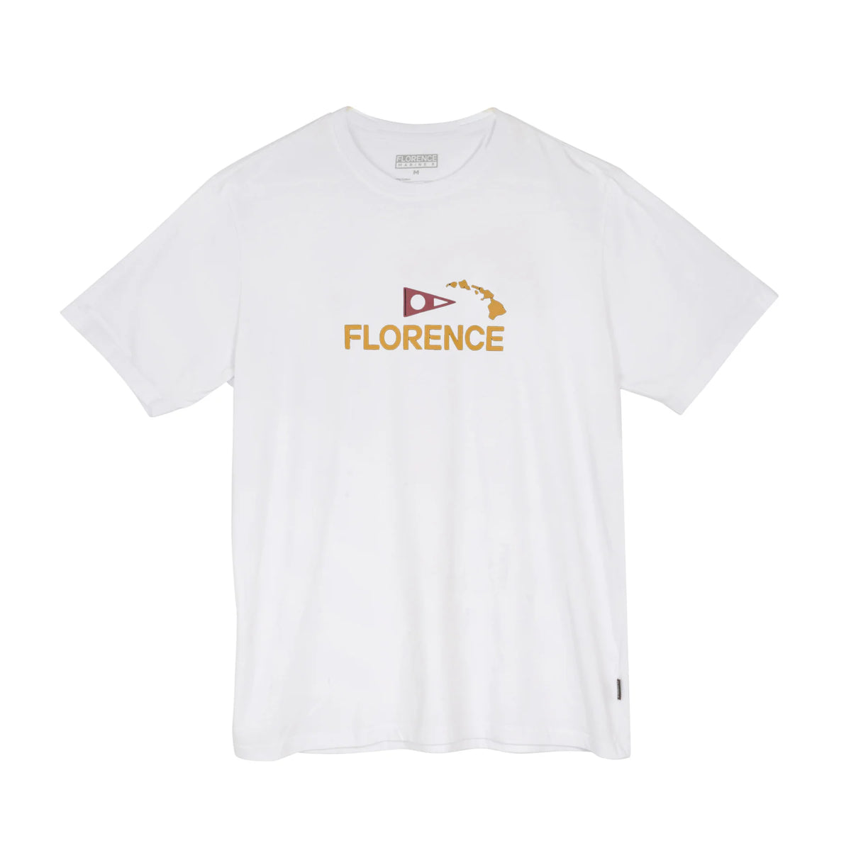 Florence Marine X - Logo Island Chain T-Shirt - White – Haven Surf